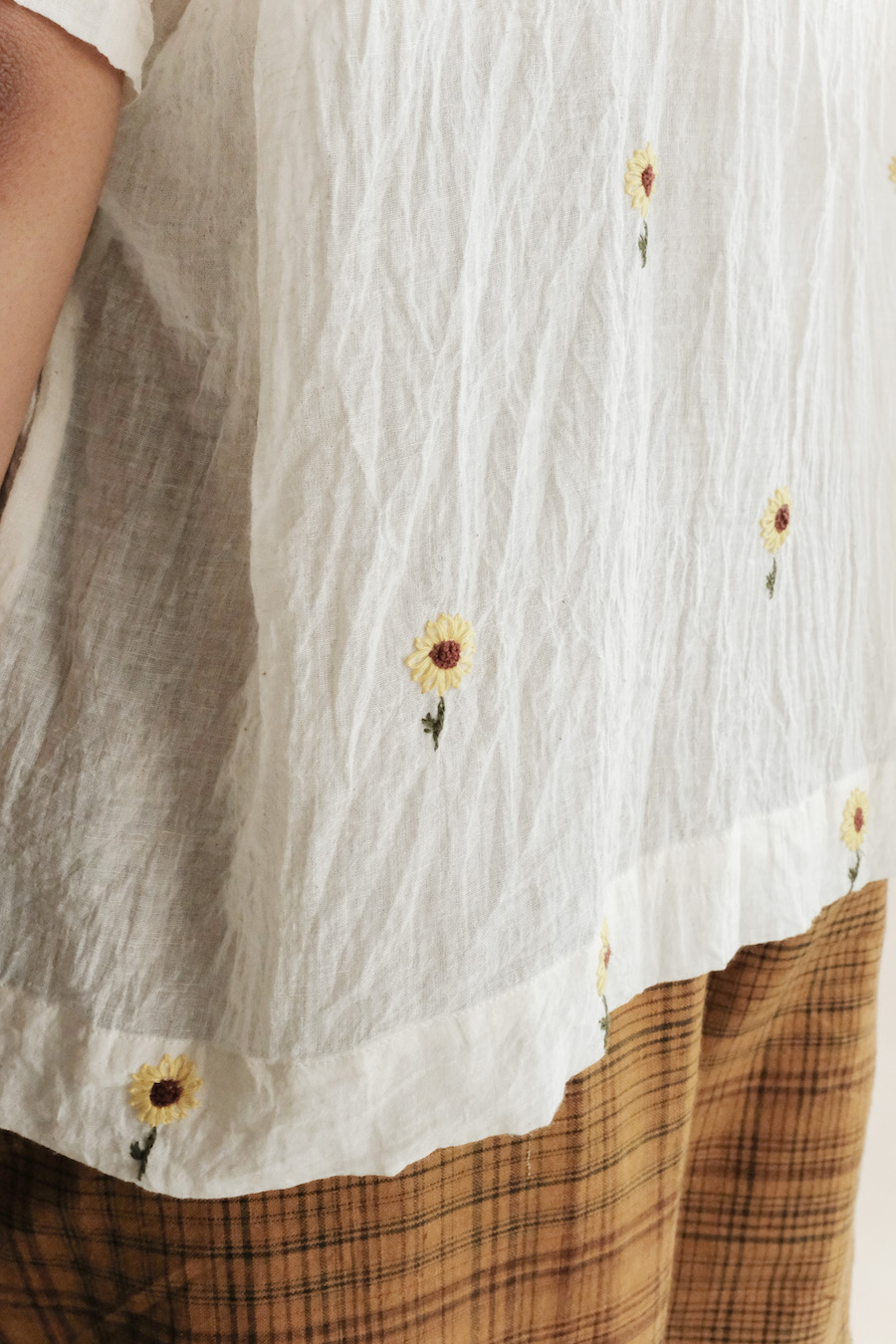 Runaway Bicycle Jon Top - Sunflower/Off White | Garmentory