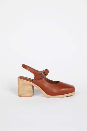 "INTENTIONALLY __________." Office Clog - Cognac | Garmentory