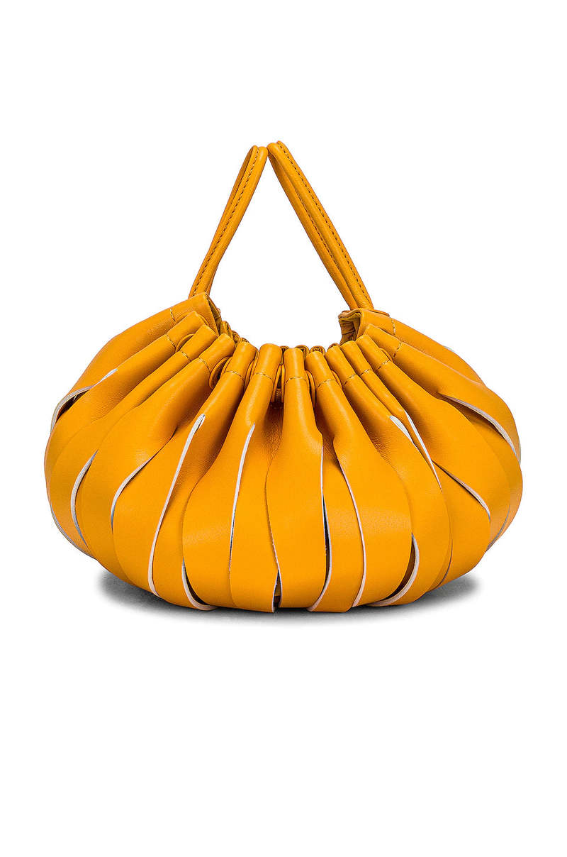 Simon Miller Slit Scrunch Bag - Sunset Orange | Garmentory