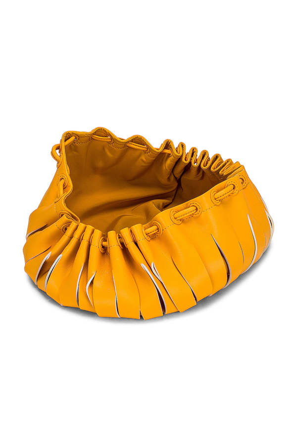 Simon Miller Slit Scrunch Bag - Sunset Orange | Garmentory