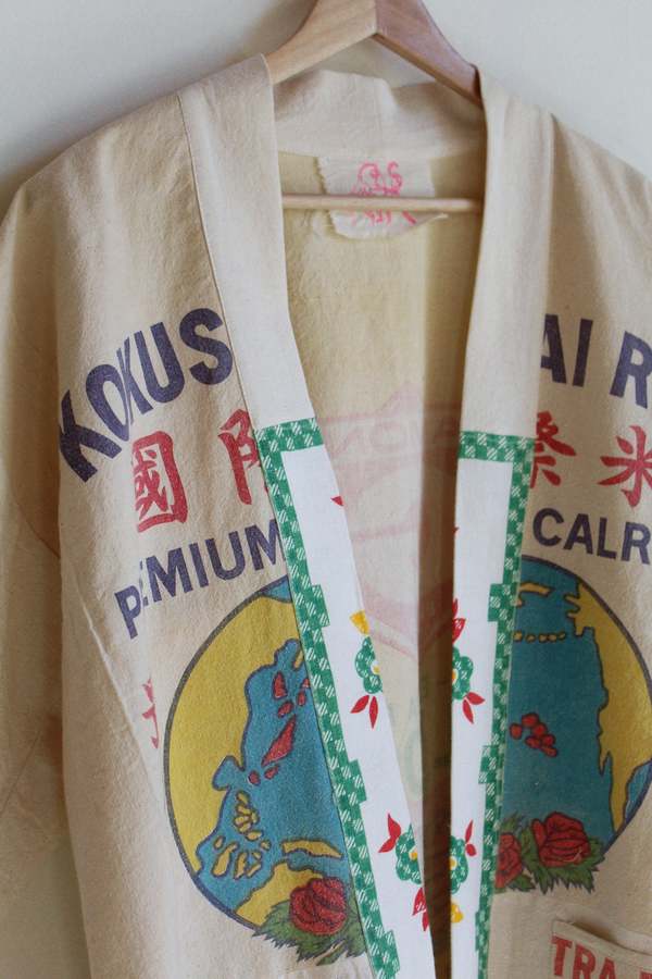 3 Women Diamond G CALROSE x Kokusai Rice Sack Jacket - Multi | Garmentory