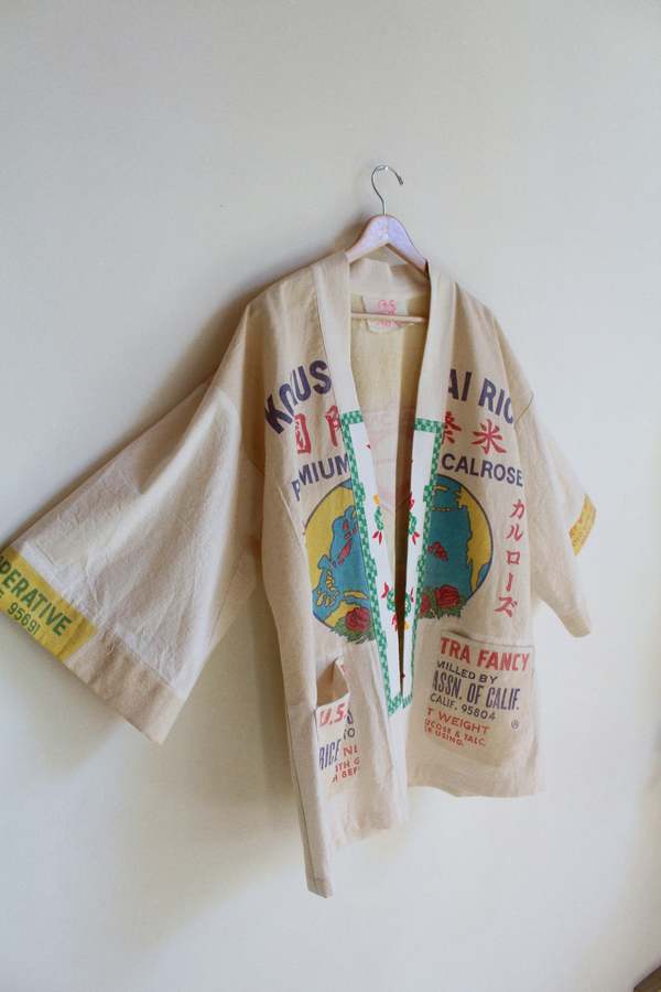 3 Women Diamond G CALROSE x Kokusai Rice Sack Jacket - Multi | Garmentory
