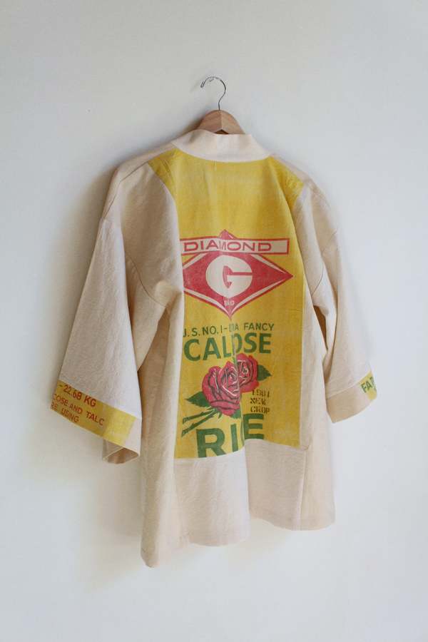 3 Women Diamond G CALROSE x Kokusai Rice Sack Jacket - Multi | Garmentory