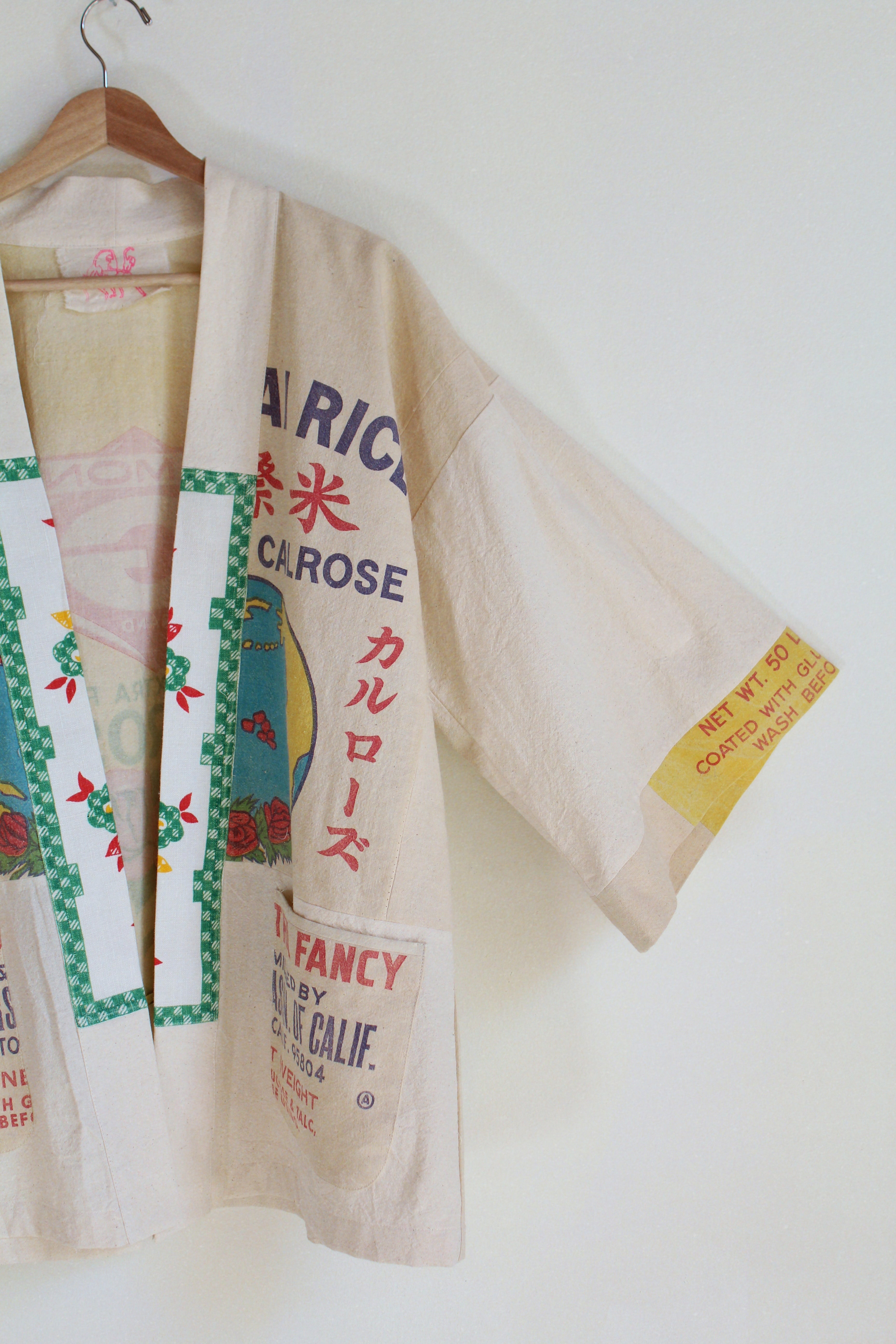 3 Women Diamond G CALROSE x Kokusai Rice Sack Jacket - Multi | Garmentory