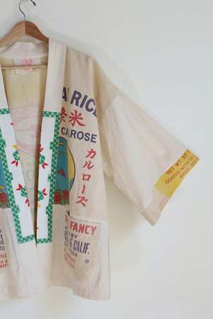 3 Women Diamond G CALROSE x Kokusai Rice Sack Jacket - Multi | Garmentory