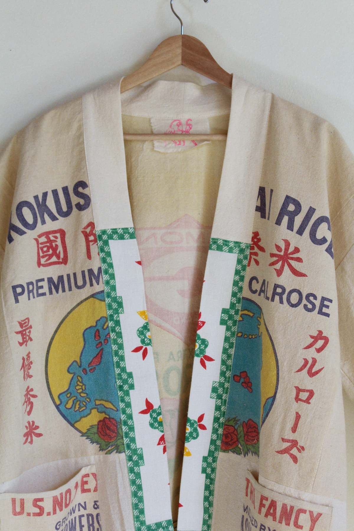 3 Women Diamond G CALROSE x Kokusai Rice Sack Jacket - Multi | Garmentory