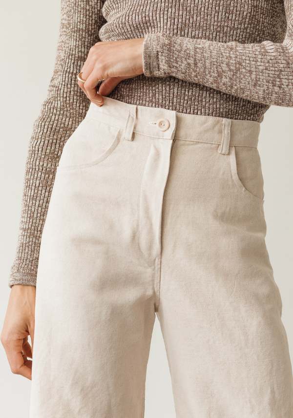 First Rite Pant - Cream | Garmentory
