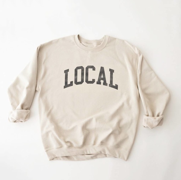 OAT COLLECTIVE Local Sweatshirt - Heather Dust | Garmentory