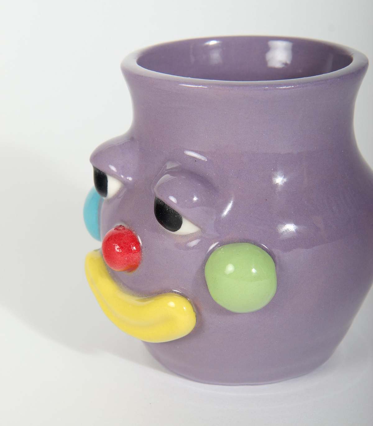 Studio Cerelle Smiley Face Vase - Purple | Garmentory