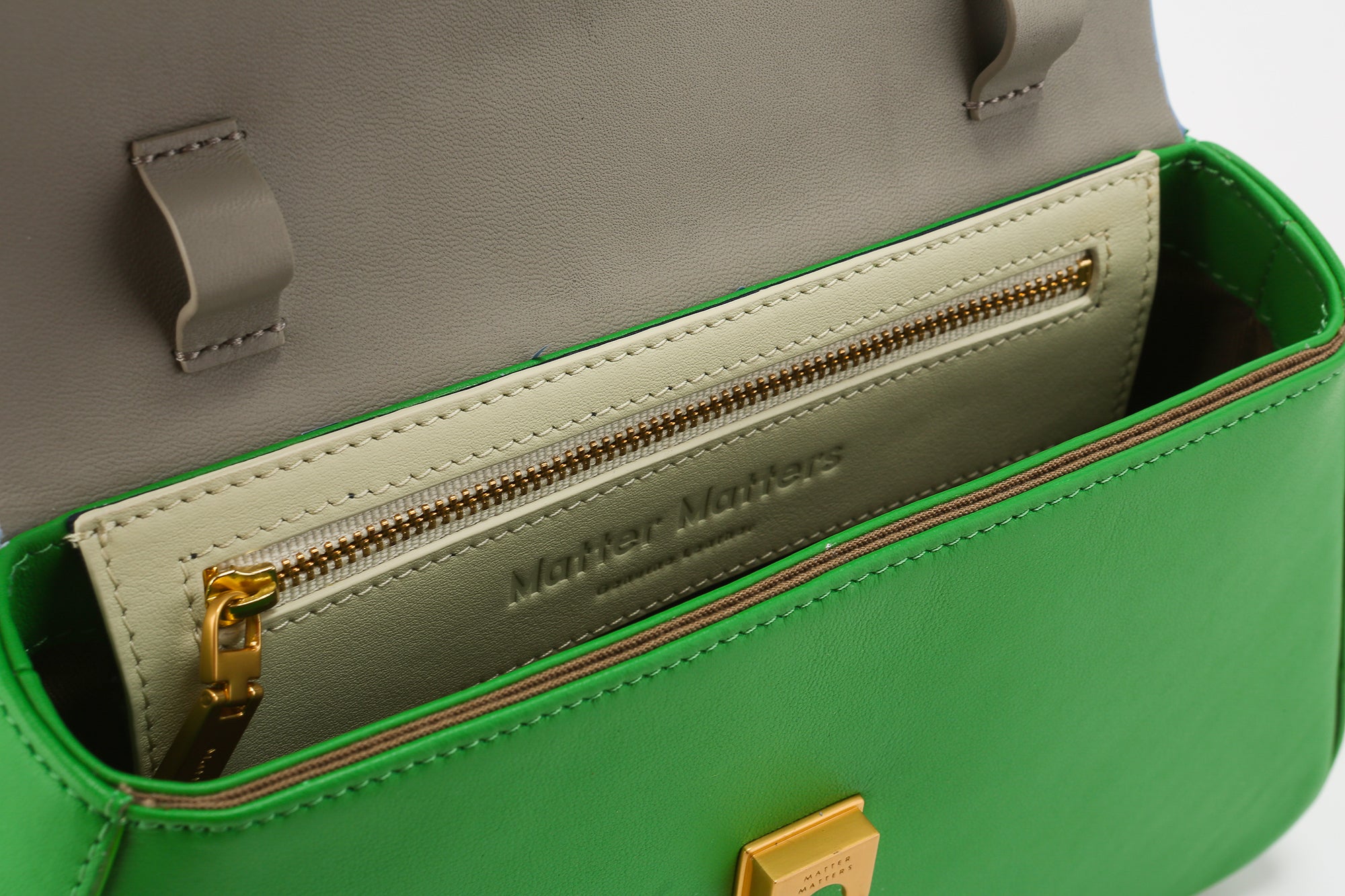 MATTER MATTERS Alice Flap Bag with Strap - Forget Me Not | Garmentory