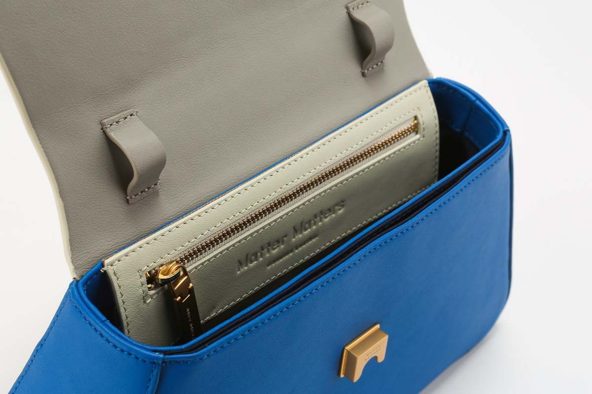 MATTER MATTERS Alice Flap Bag with Strap - Ultramarine | Garmentory