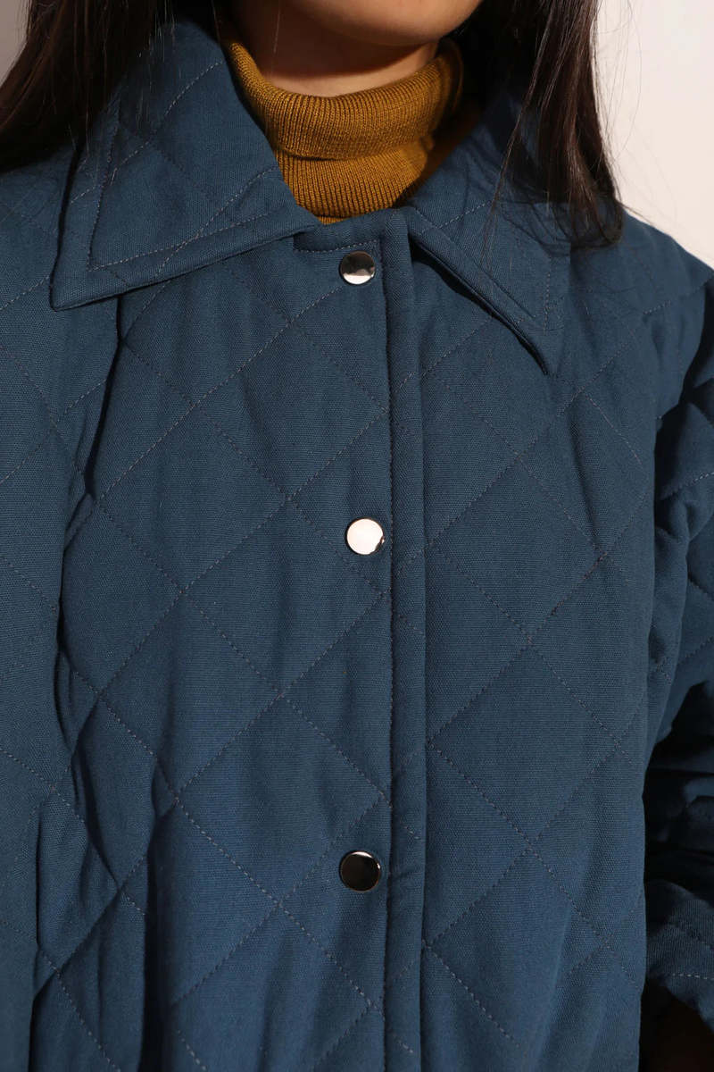 L.F. Markey Ethan Coat - Blue Canvas | Garmentory