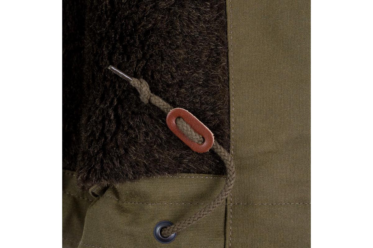 Iron Heart Oiled Whipcord N1 Deck Jacket - Olive | Garmentory