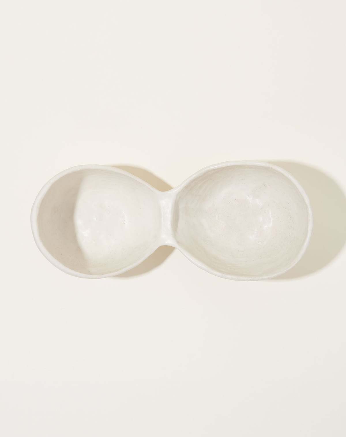 Nabra Double Bowl in Matte White | Garmentory