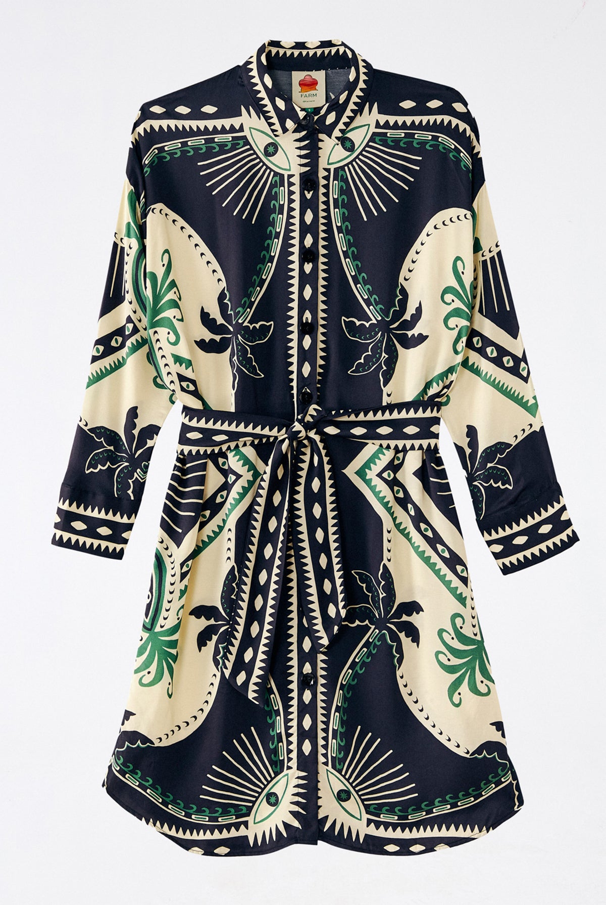 Farm Rio Mystic Scarf Chemise - Multi | Garmentory