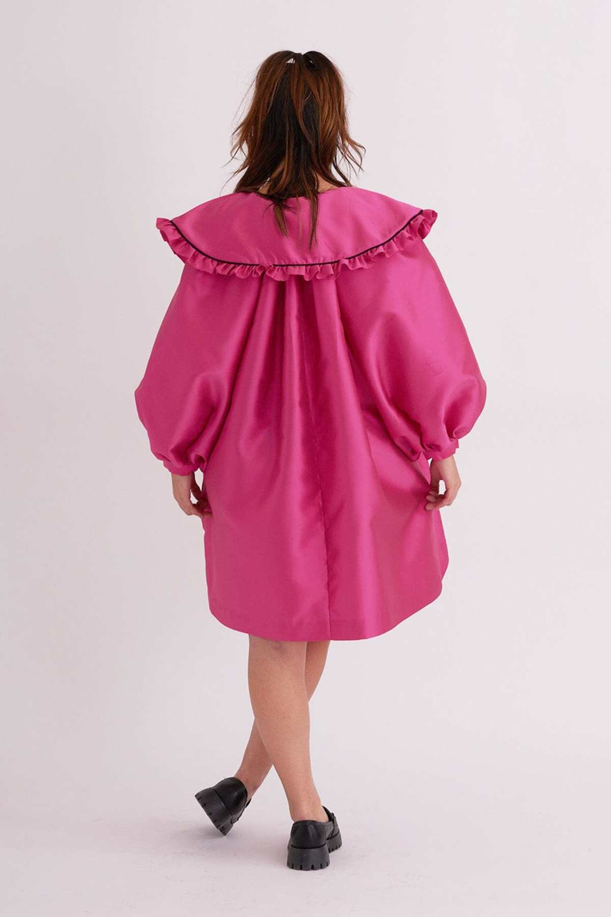 Eliza Faulkner Mandy Dress - Pink Mikado | Garmentory