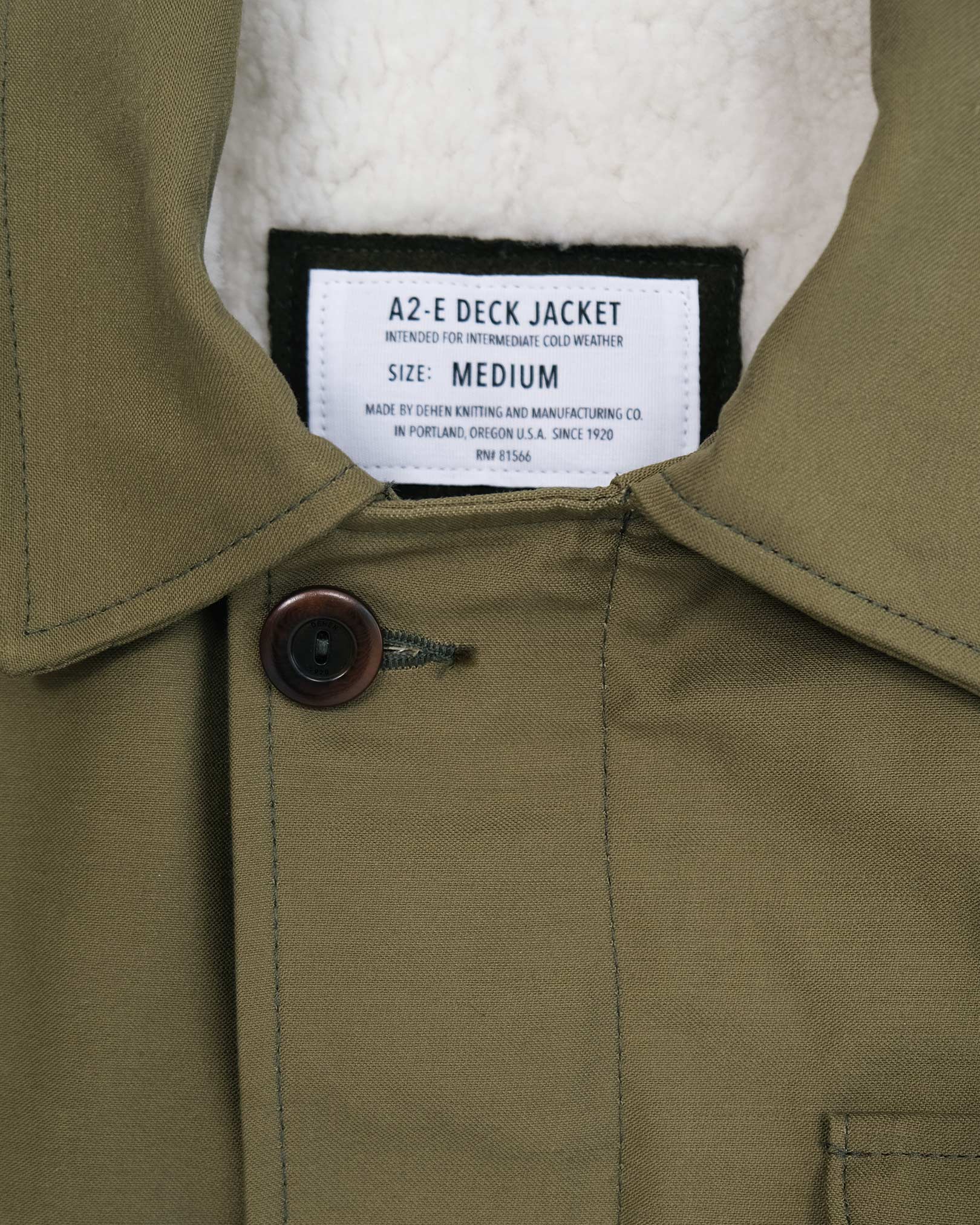 Dehen A-2E Deck Jacket - Fatigue | Garmentory