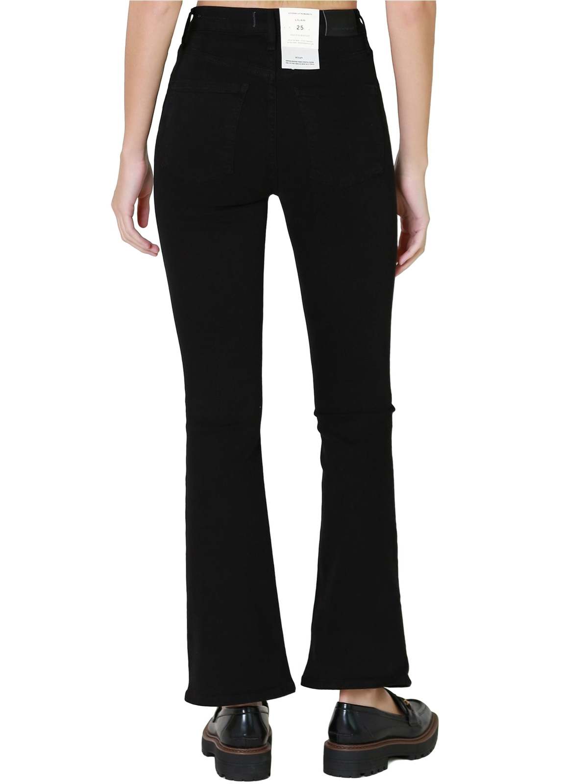 Citizens of Humanity Lilah High Rise Bootcut Jeans - Plush Black ...