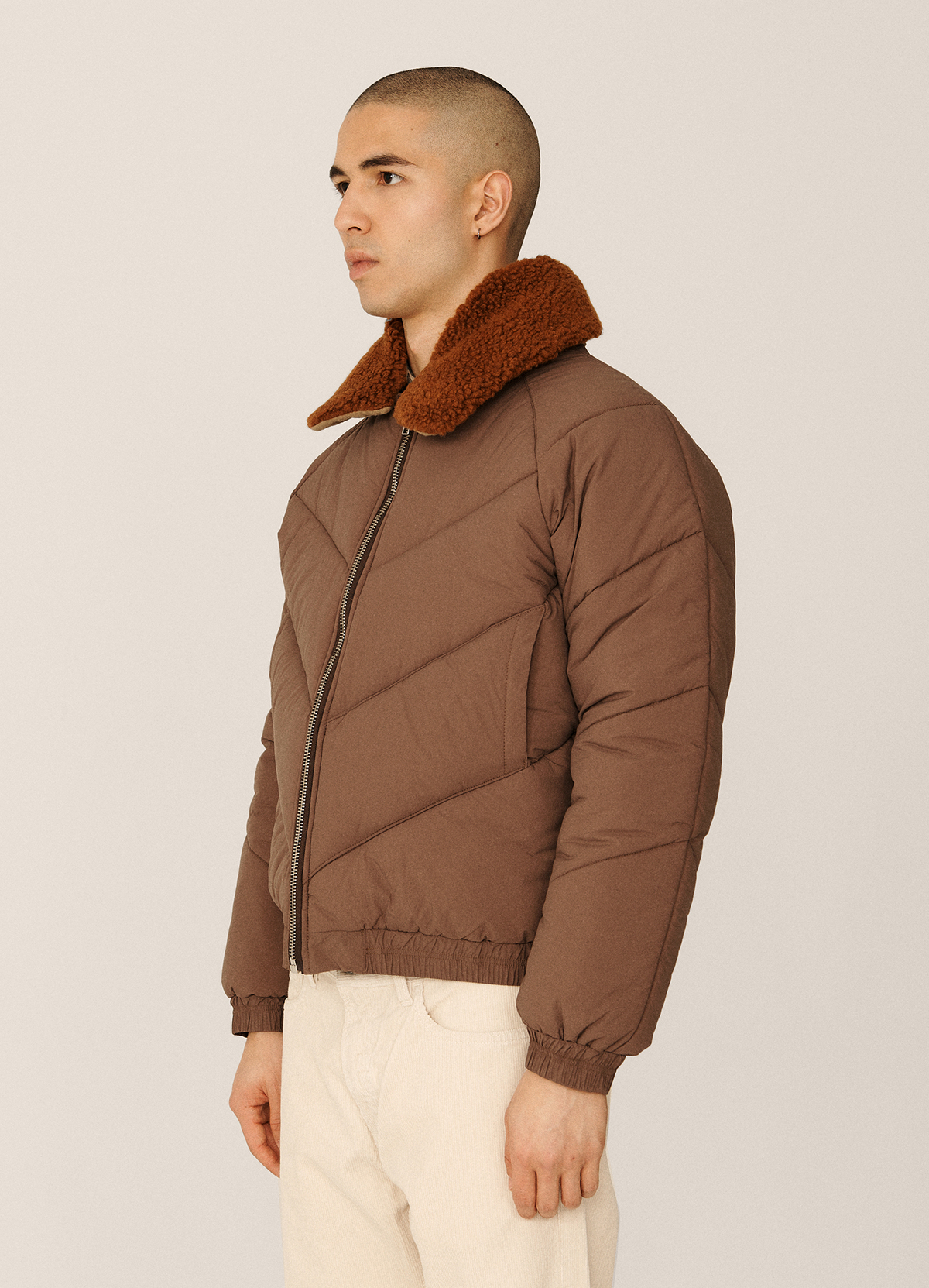 YMC Kool Herc Recycled Nylon Jacket - Brown | Garmentory