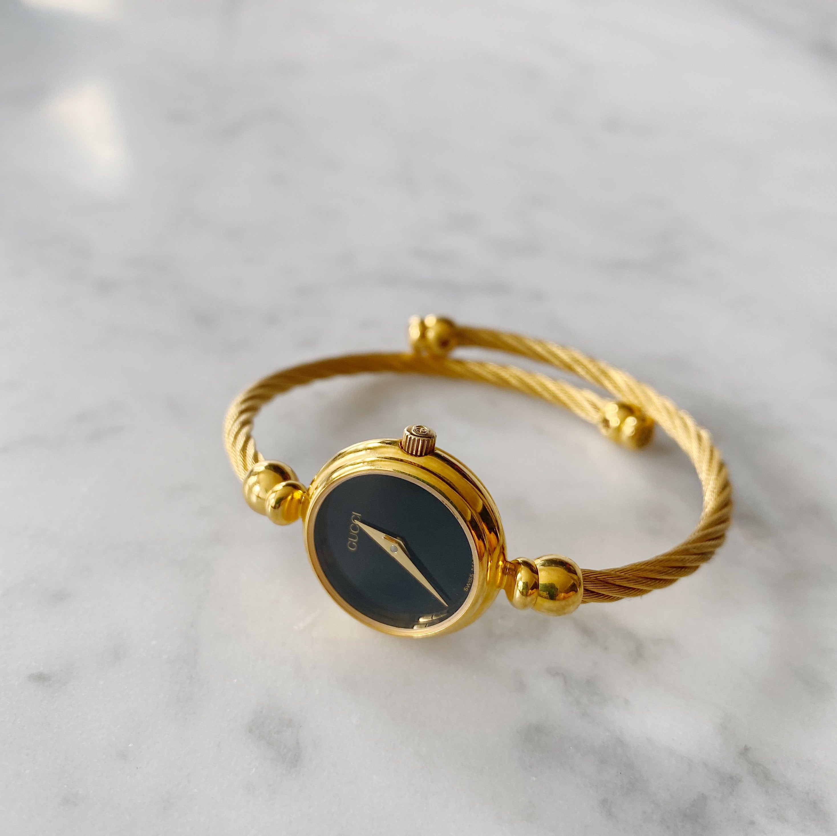 Gucci Rope Watch - Black Face | Garmentory