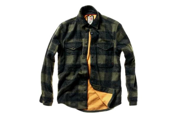 Relwen Hairy Buffalo Shirtjacket - Loden/Black Buffalo | Garmentory