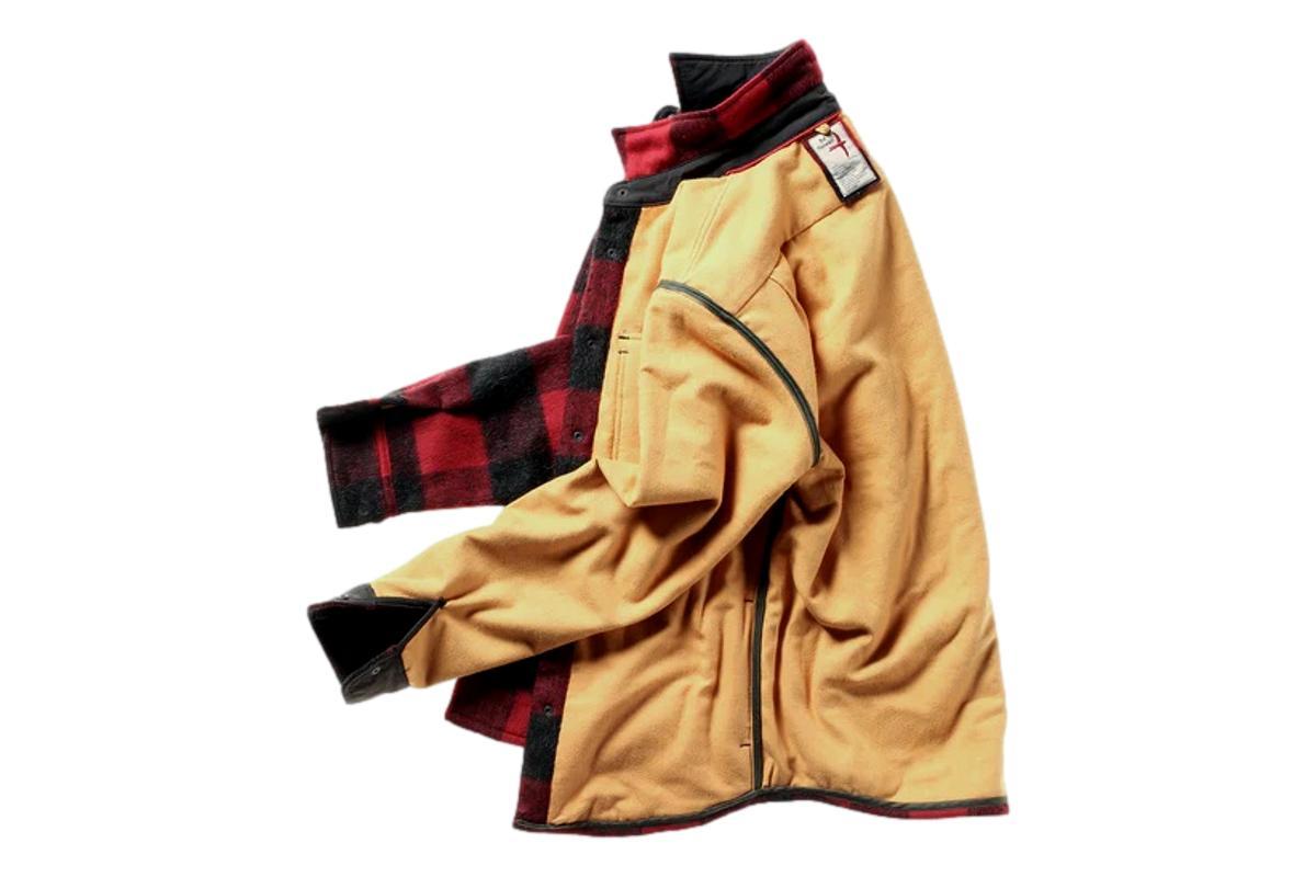 Relwen Hairy Buffalo Shirtjacket - Red/Black Buffalo | Garmentory