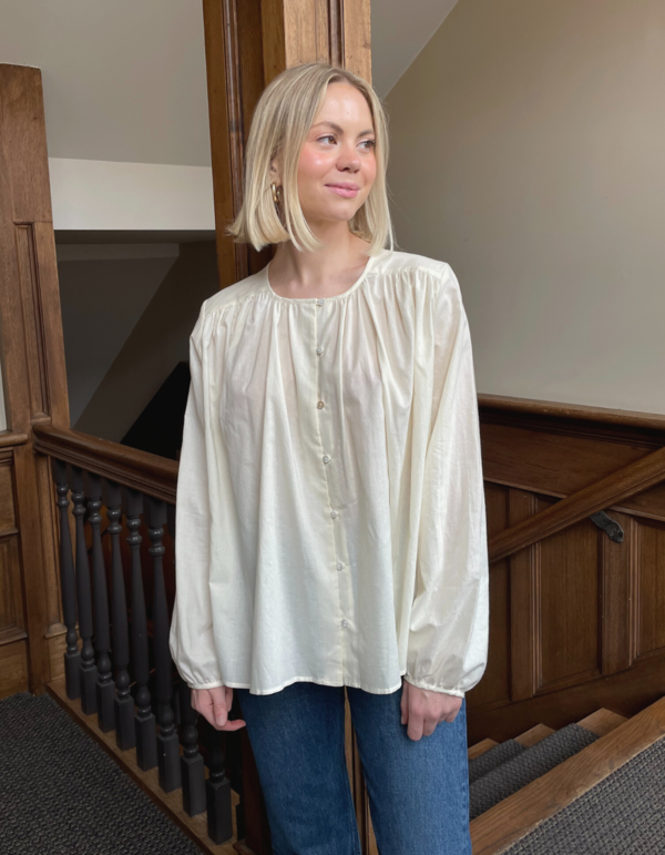 A Bronze Age Easy Blouse - Pearl | Garmentory