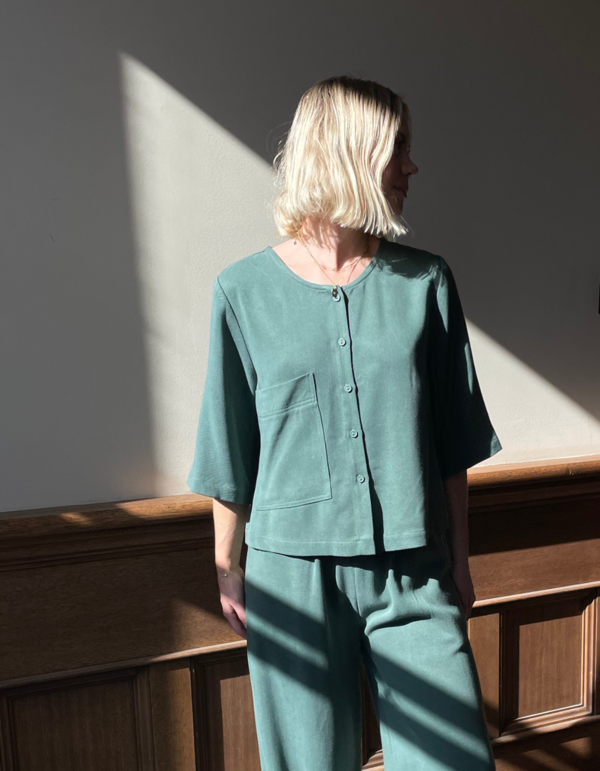 Eve Gravel Walter Top - Spruce | Garmentory