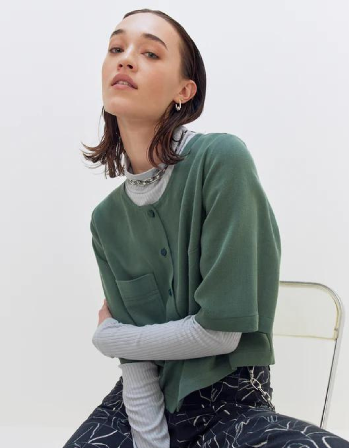 Eve Gravel Walter Top - Spruce | Garmentory
