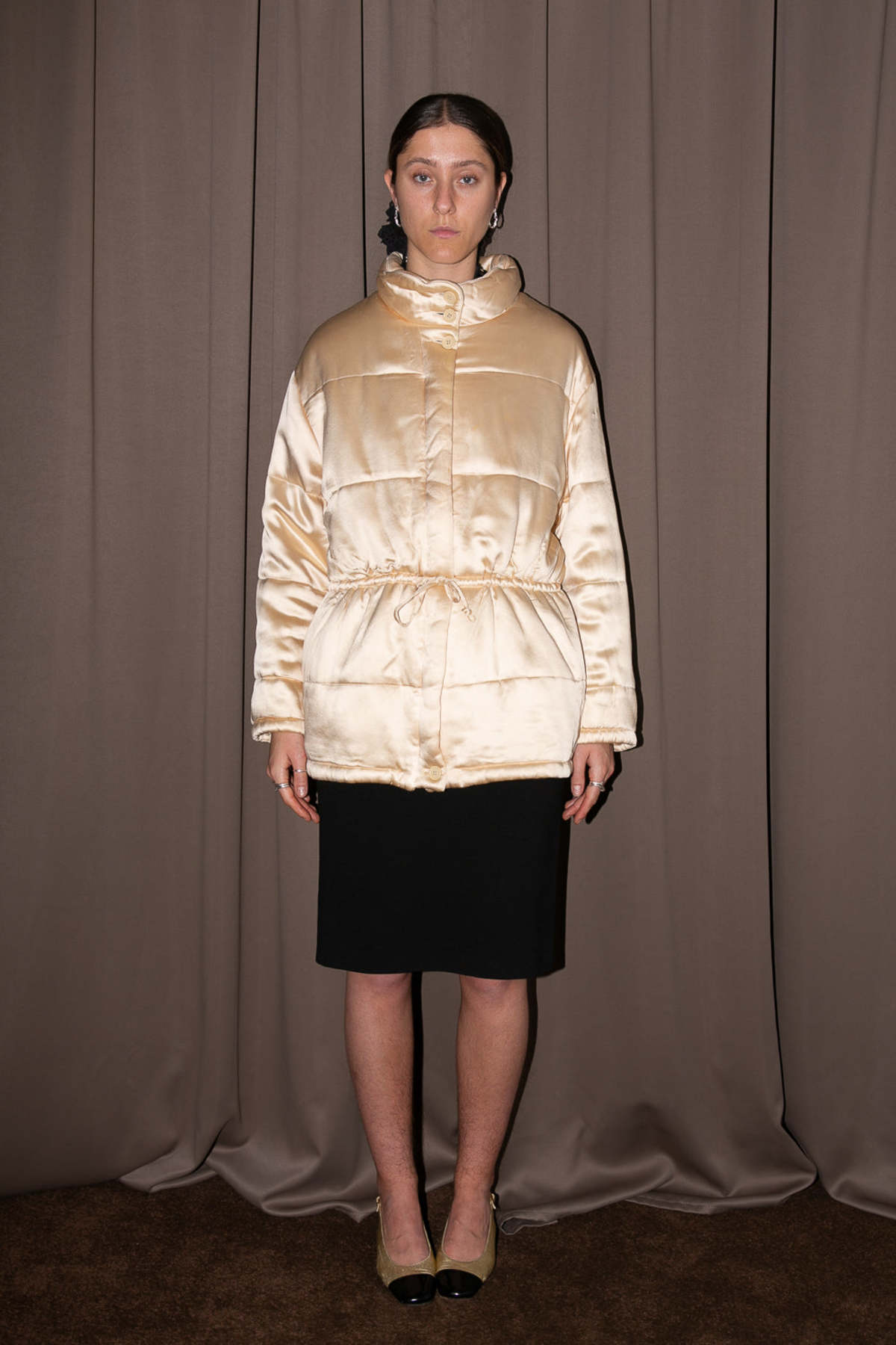 Studio 0001 By Ferre Satin Puffer Jacket | Garmentory