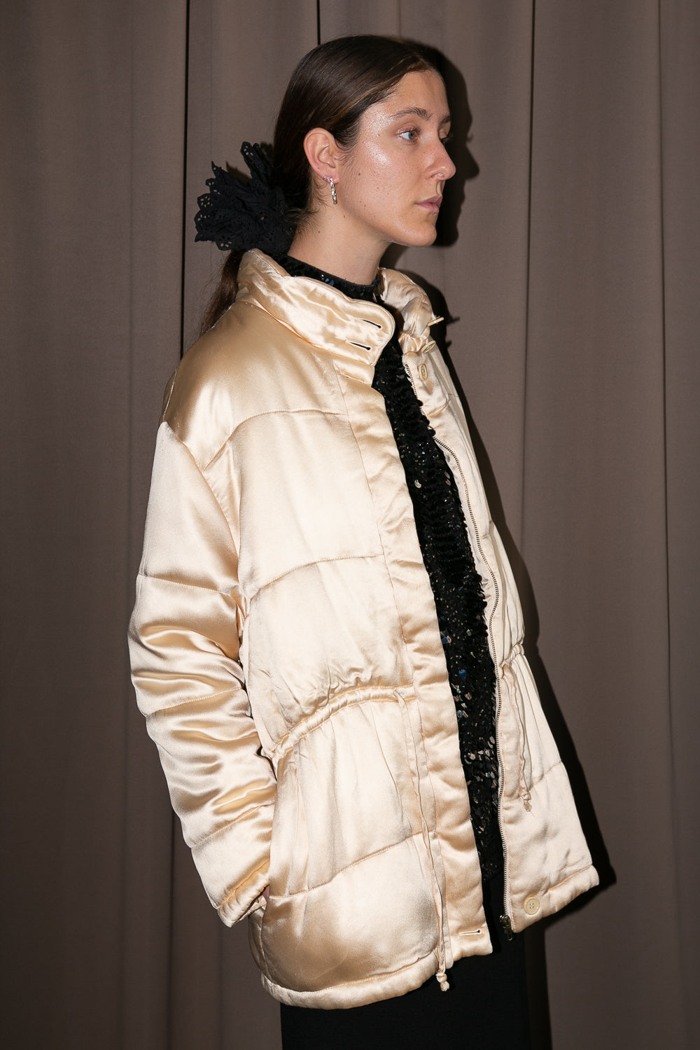 Studio 0001 By Ferre Satin Puffer Jacket | Garmentory
