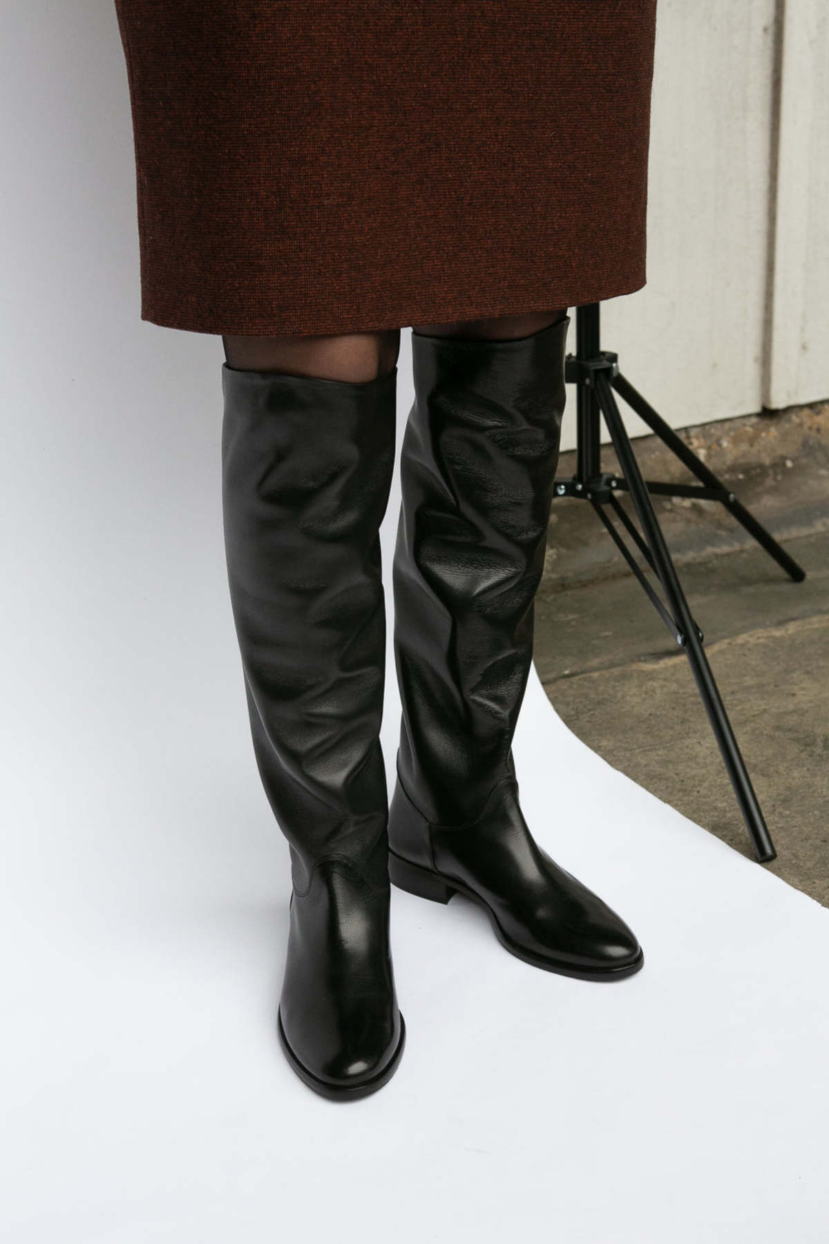 La Masiero Lorenzo Warm Leather Glove Boot - Black | Garmentory