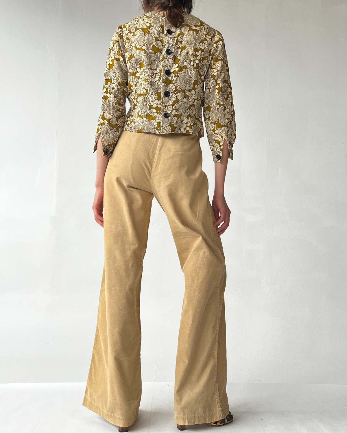 Vintage Wide Leg Cords - Beige | Garmentory