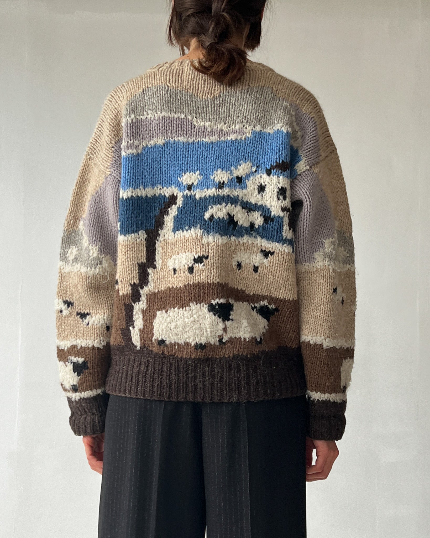 Vintage Grazing Sheep Knit | Garmentory