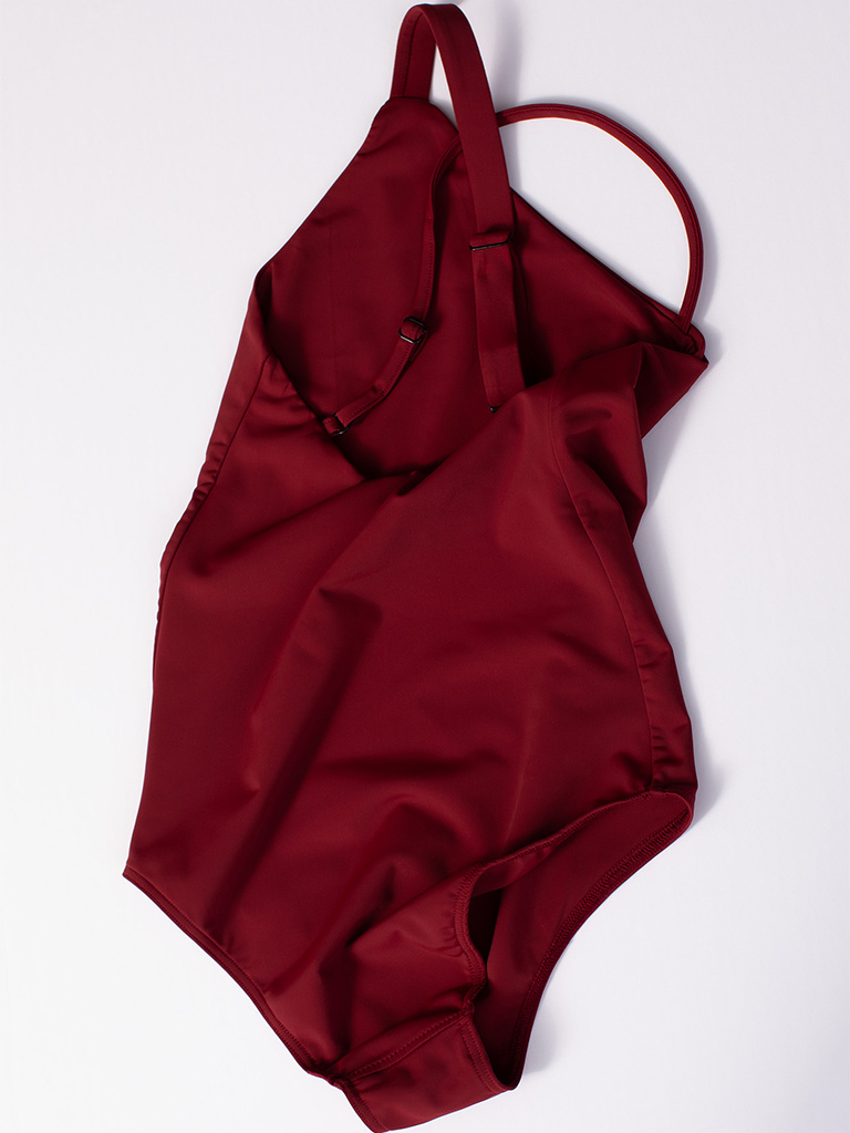 GEMSTONE Rosolite One Piece Bathing Suit - Aura Red | Garmentory