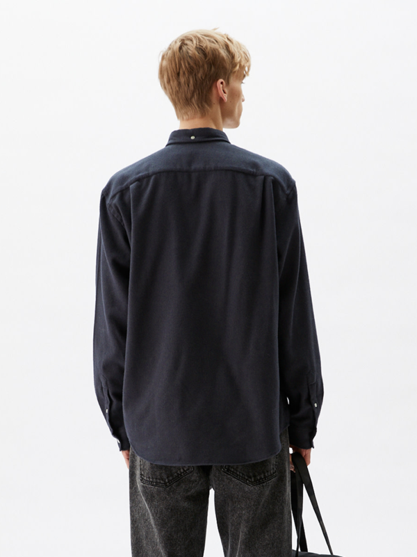 Schnayderman's Non Binary BD Flannel Shirt - Grey/Green | Garmentory