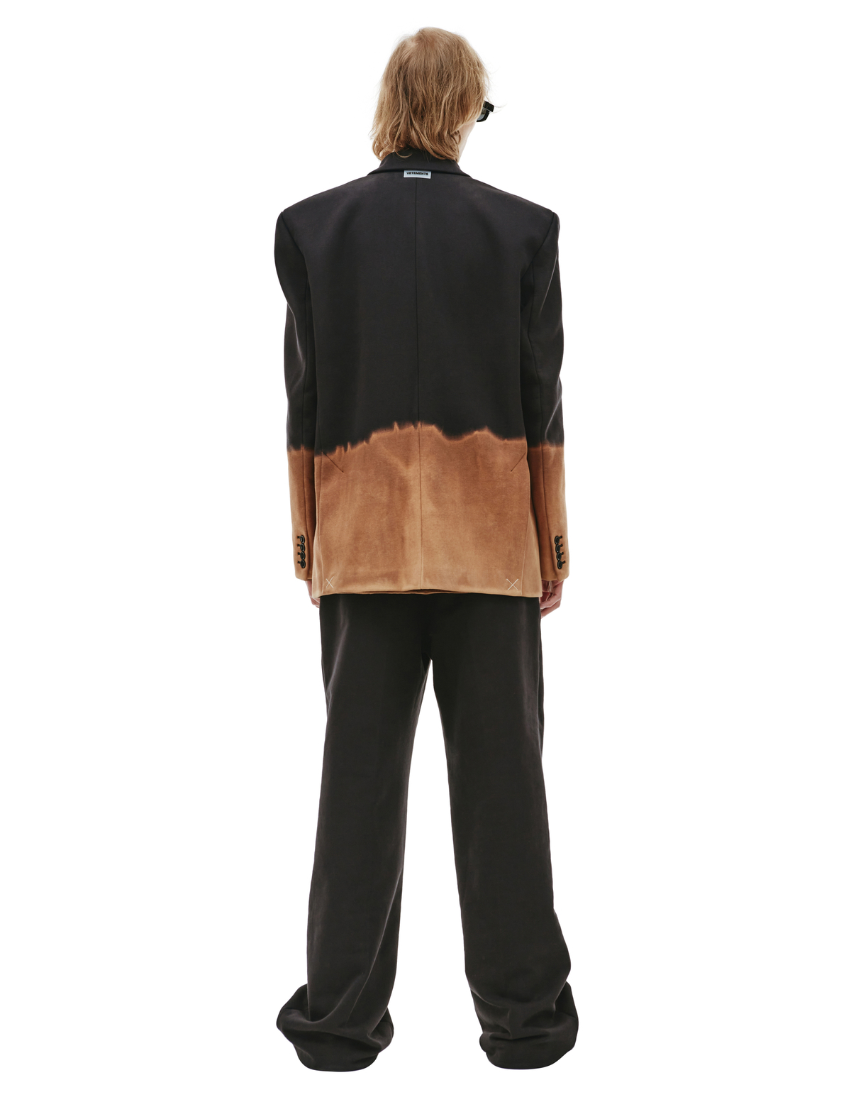 Vetements Bleached Oversize Blazer - Black | Garmentory