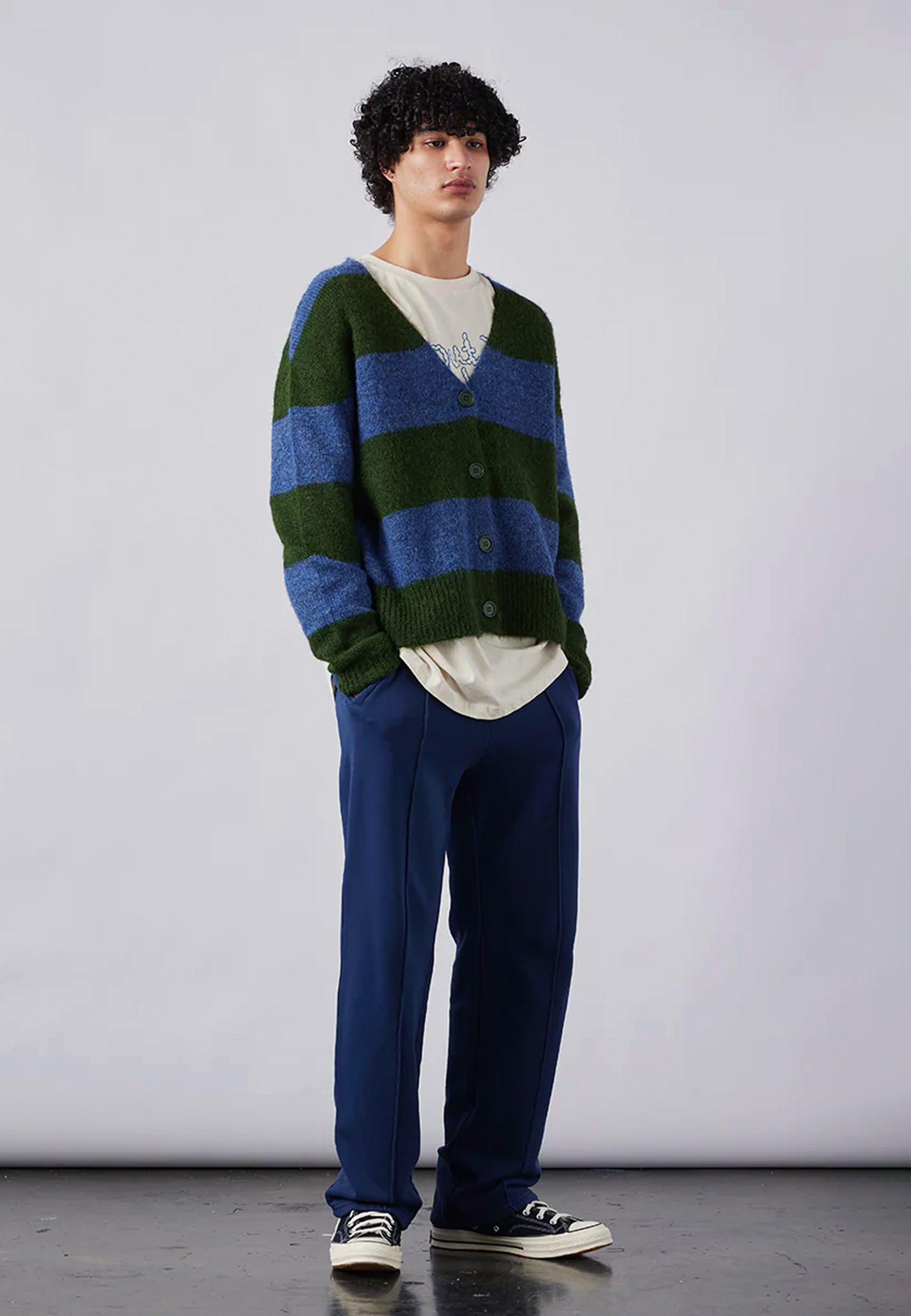 DAMSON MADDER Ombre Cardigan - Blue/Green | Garmentory