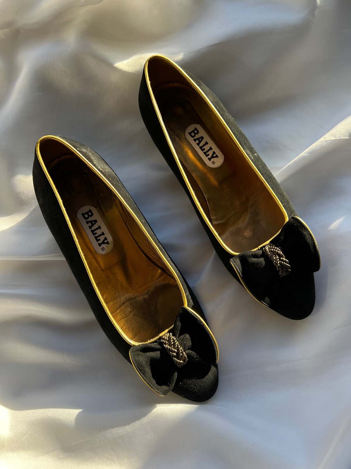 Vintage Italian Ballerina Flats - Black Ink | Garmentory