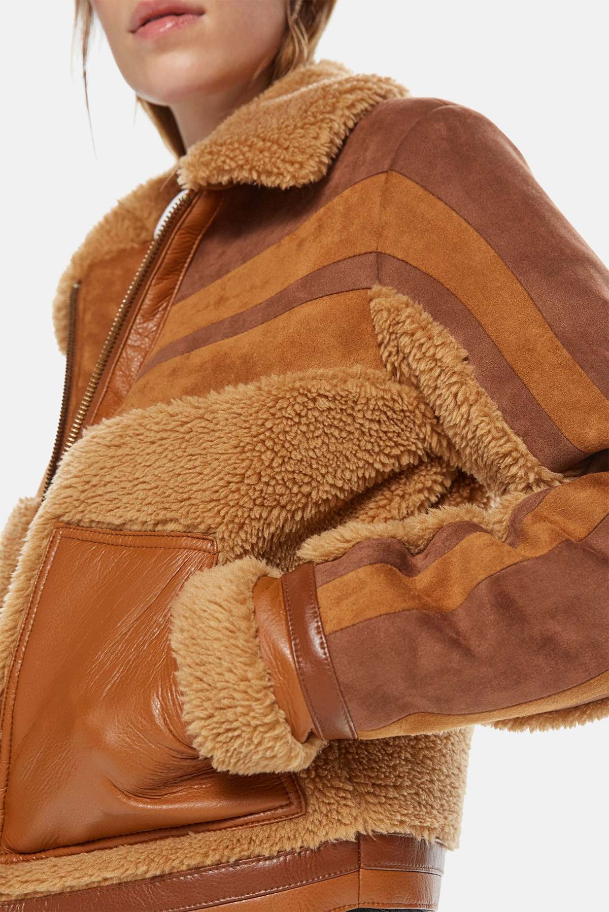 Mother Denim Triple Decker Shape Shifter Jacket - Caramel | Garmentory