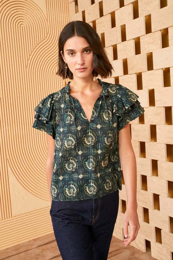 Ulla Johnson Lilli Top - Pacific | Garmentory