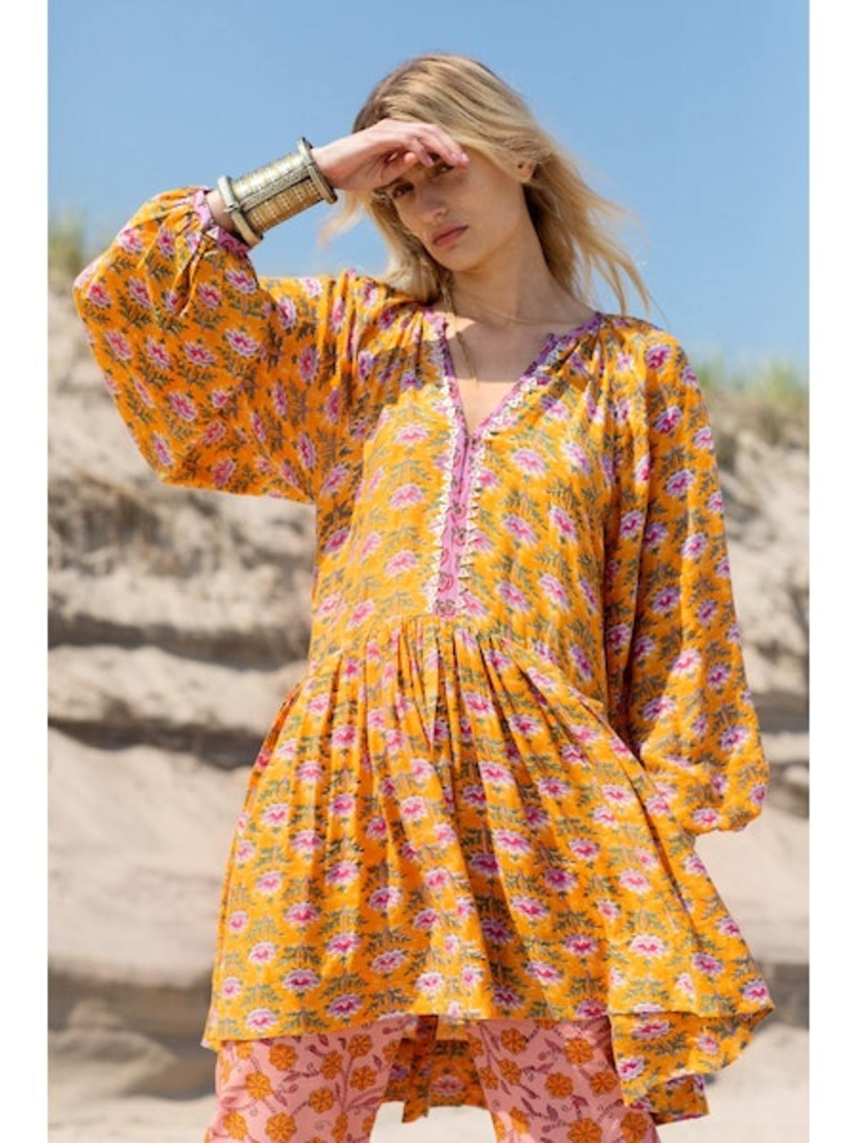 Alix Of Bohemia Sula Dress - Tumeric | Garmentory