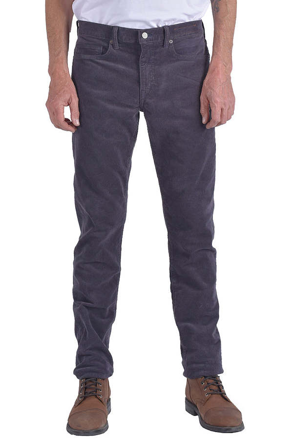 KATO PEN SLIM STRETCH CORD JEAN - CHARCOAL | Garmentory