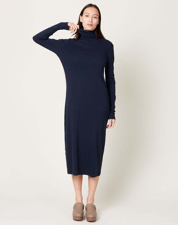 Misha & Puff Turtleneck Dress - Ink | Garmentory