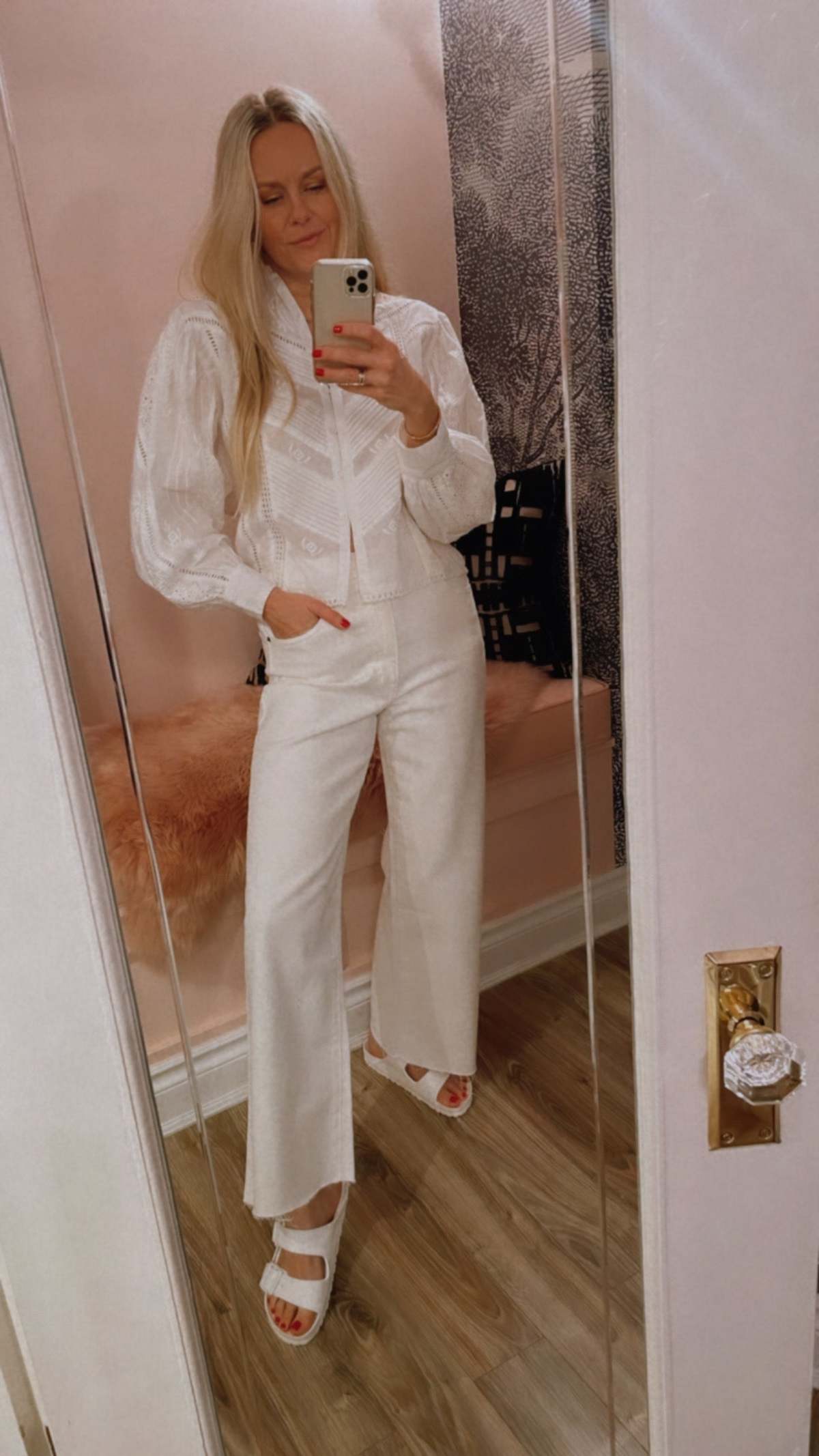 Maria Cher Baena Mya Button Down Blouse - Off White | Garmentory