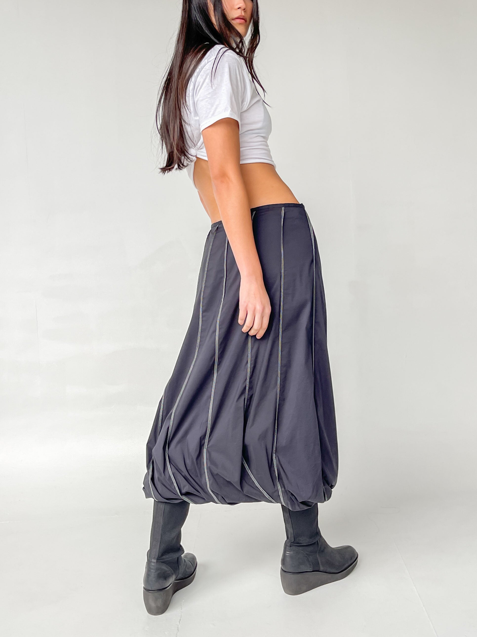 Annette Gortz Contrast Stitch Skirt | Garmentory
