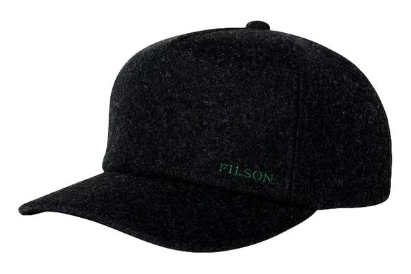 Filson Mackinaw Wool Forester Cap - Charcoal | Garmentory