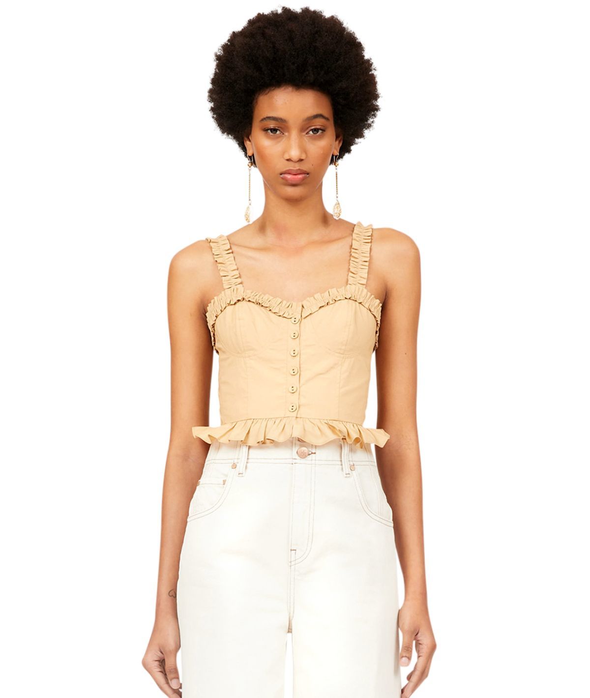 Ulla Johnson Alexandra Top - Cedar | Garmentory