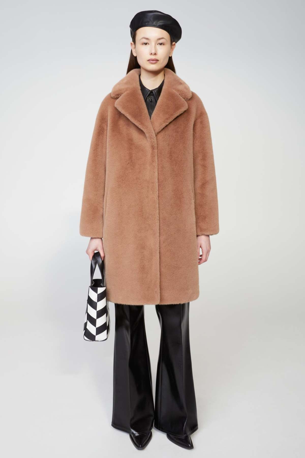 Stand Studio CAMILLE COCOON COAT - MUSTARD | Garmentory