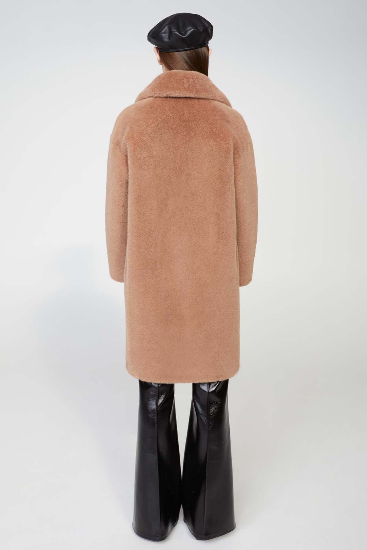 Stand Studio CAMILLE COCOON COAT - MUSTARD | Garmentory